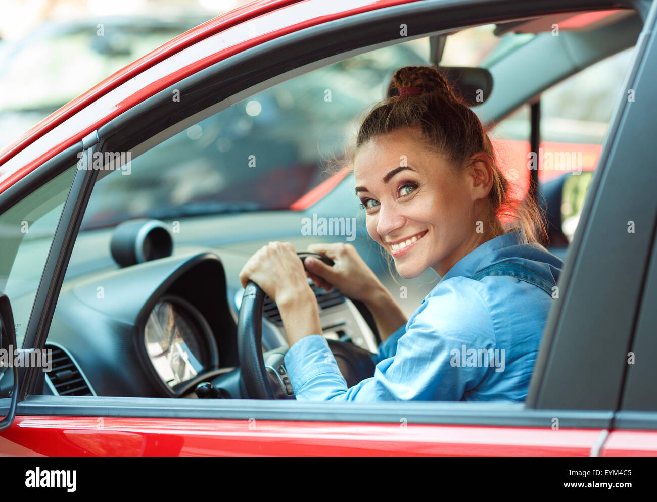 Woman driving test hi-res stock photography and images - Alamy