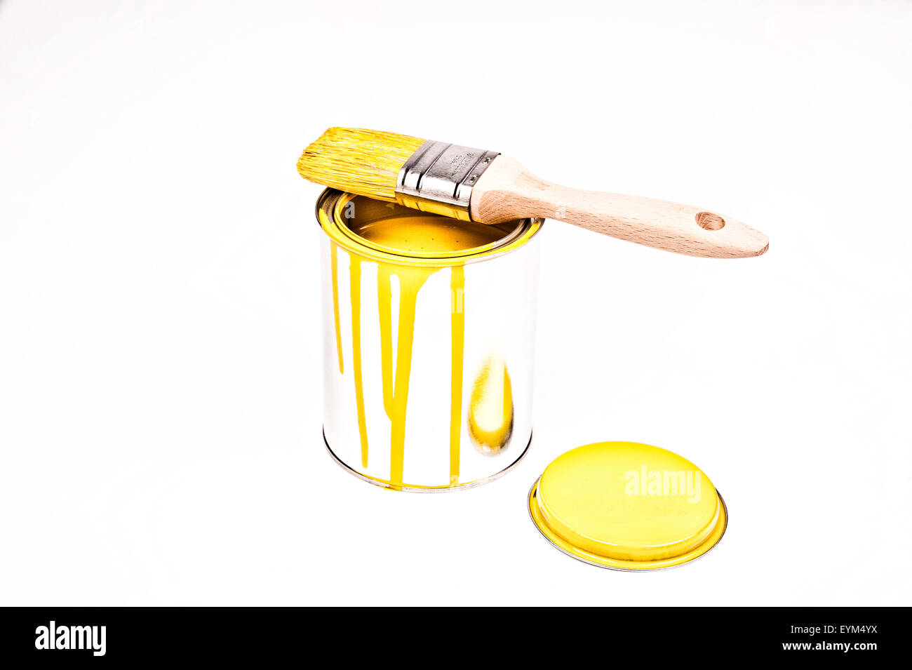 Spot of yellow paint hi-res stock photography and images - Alamy