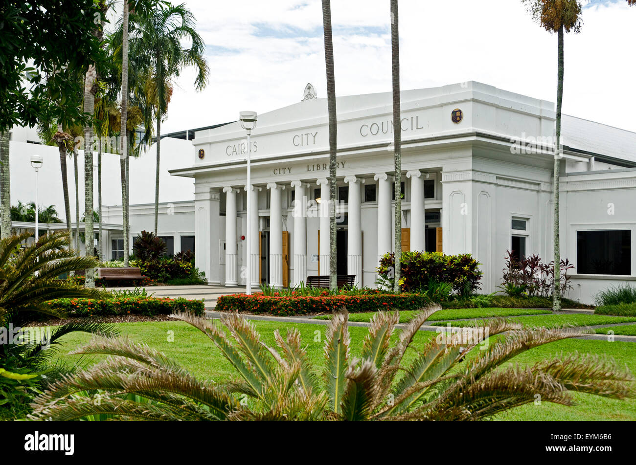 Australia, Cairns, Old Library Stock Photo - Alamy