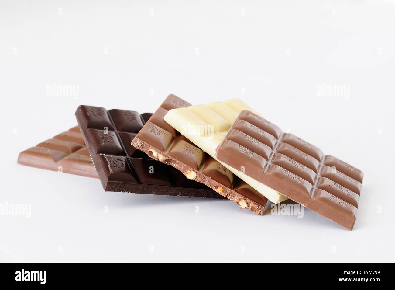 Chocolate, chocolates bars Stock Photo - Alamy