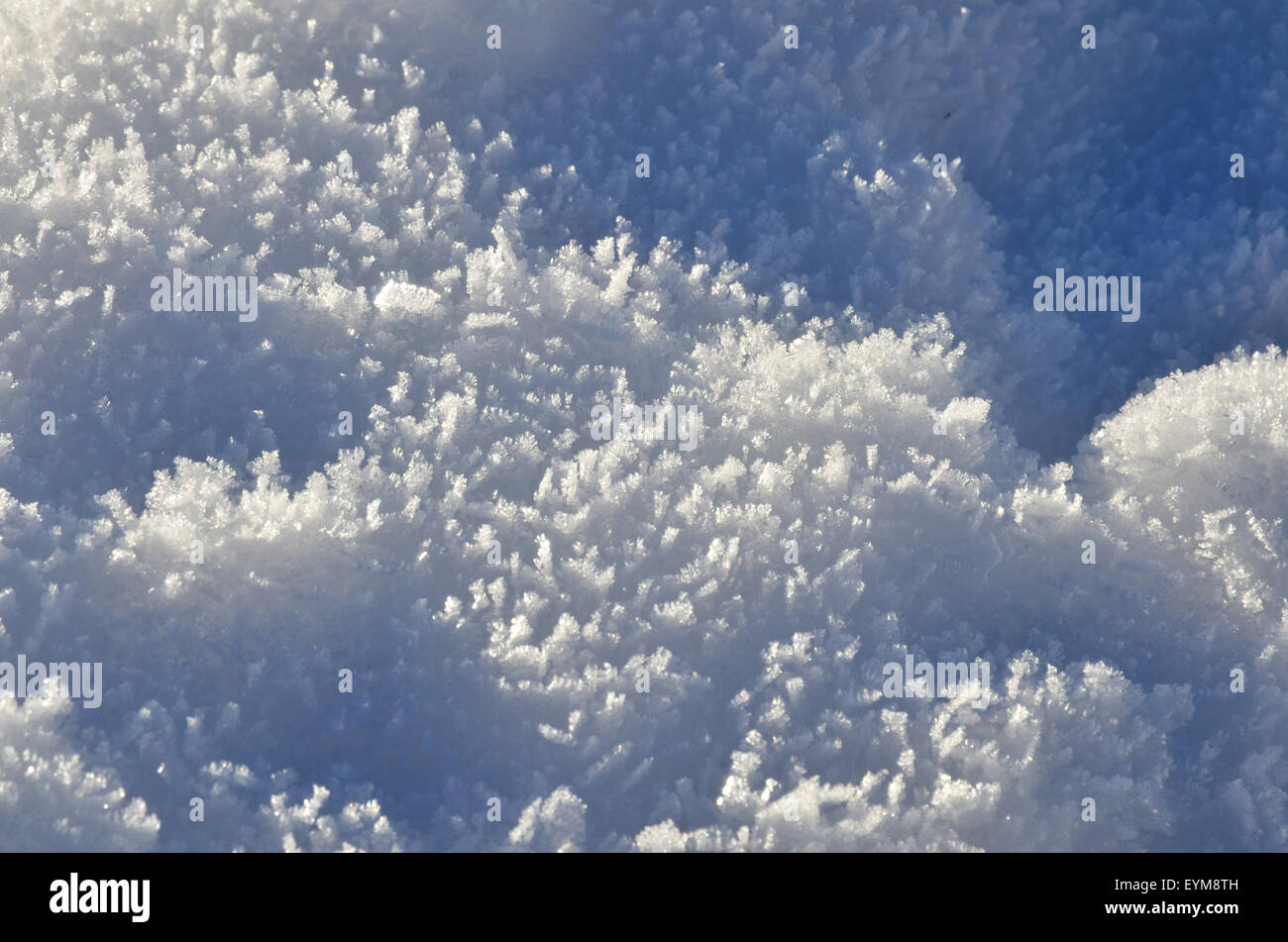 Winter, Schnee, Schneekristalle Stock Photo - Alamy