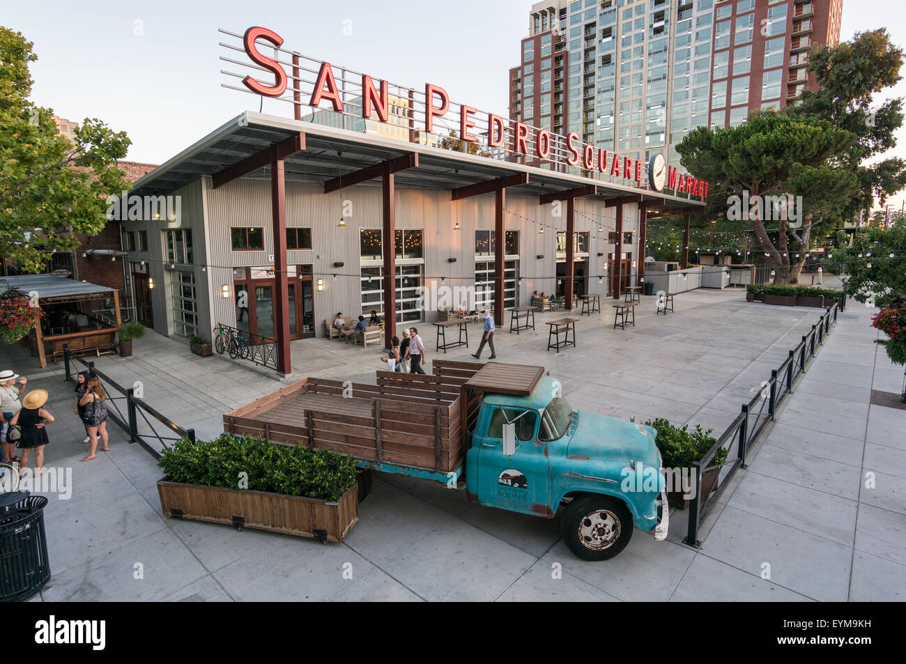 San Pedro Square, San Jose, CA Stock Photo - Alamy