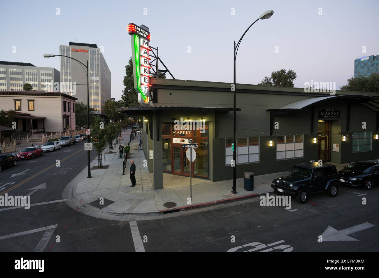 San Pedro Square, San Jose, CA Stock Photo - Alamy