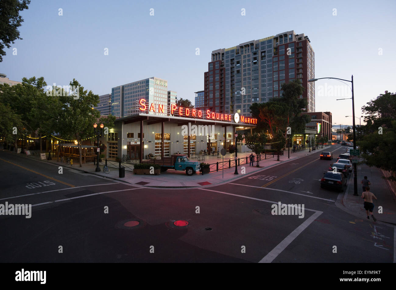 San Pedro Square, San Jose, CA Stock Photo - Alamy