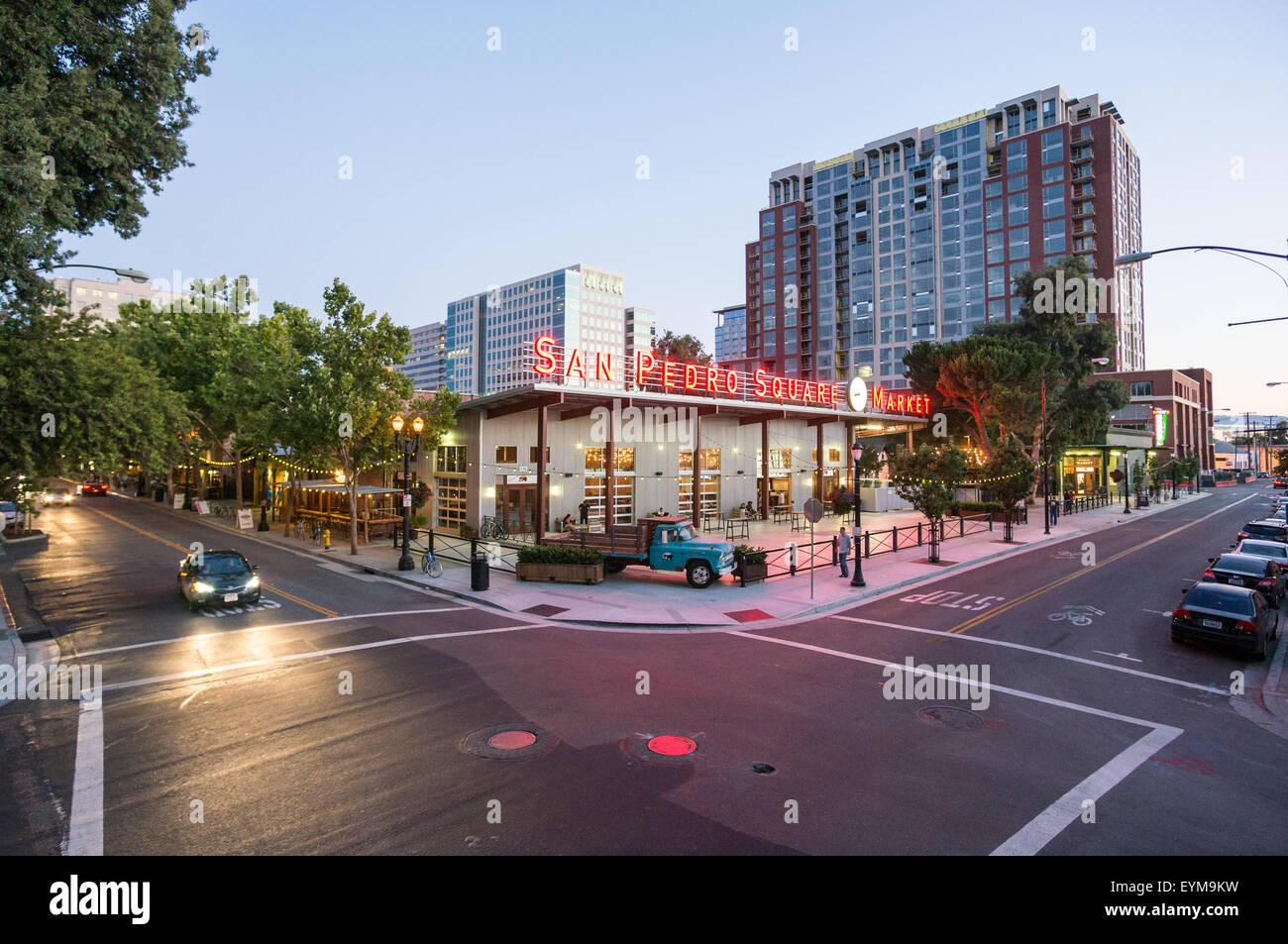 San Pedro Square, San Jose, CA Stock Photo - Alamy