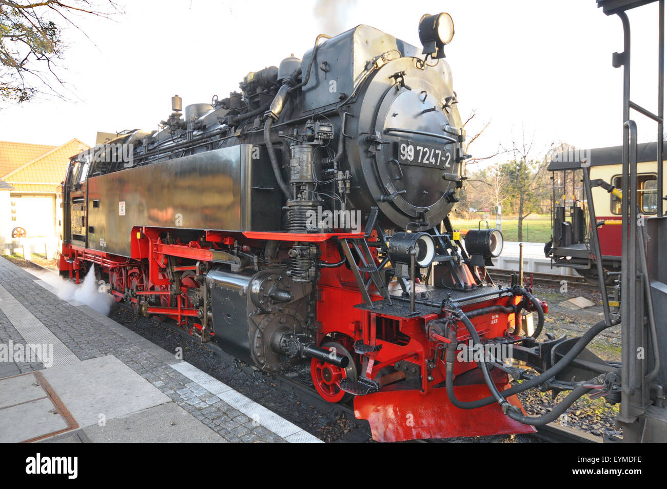 Wernigerode, HSB, railway station, narrow gauge, steam engine Stock ...