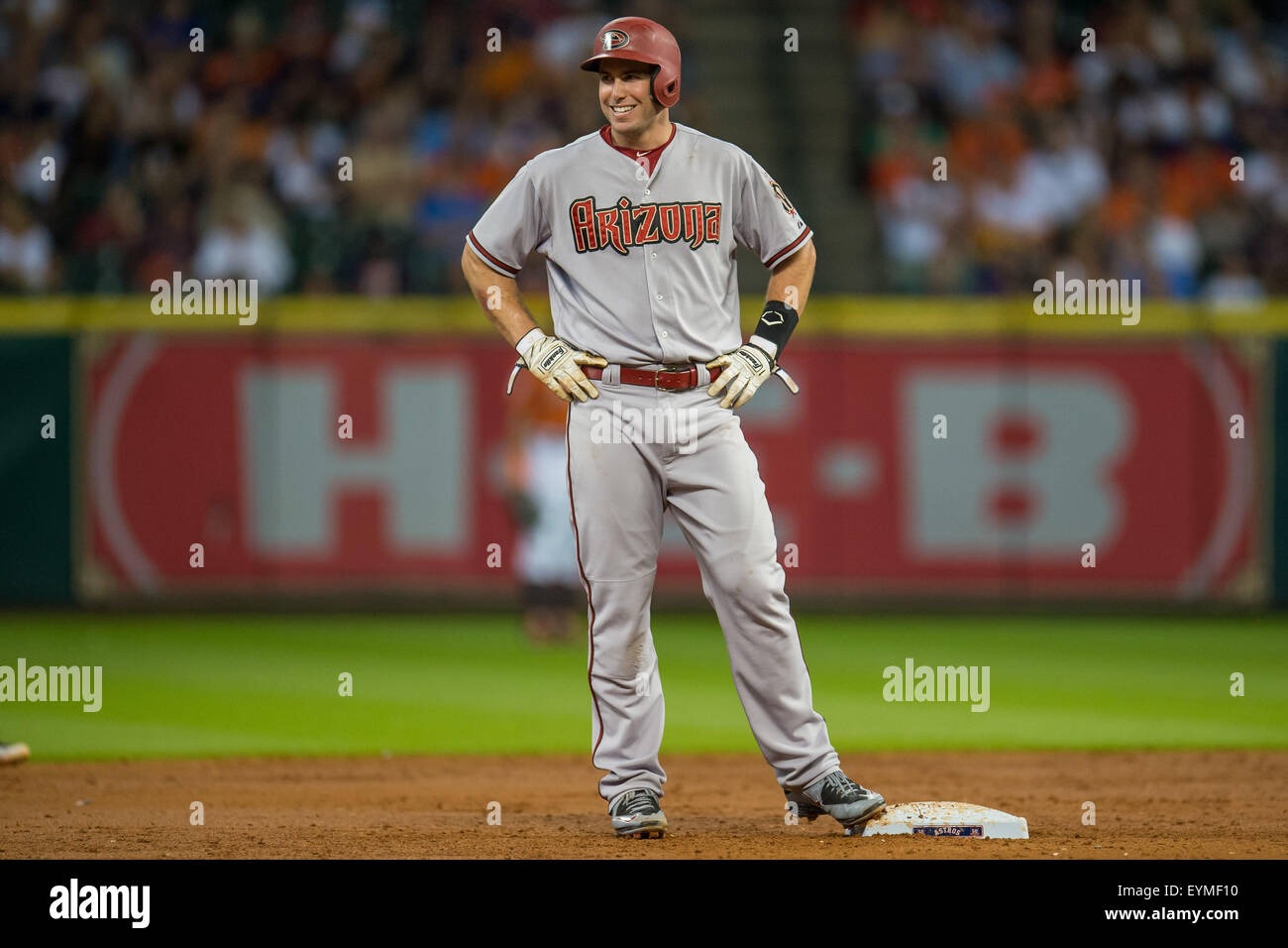 Houston, TX, USA. 31st July, 2015. Arizona Diamondbacks first baseman ...