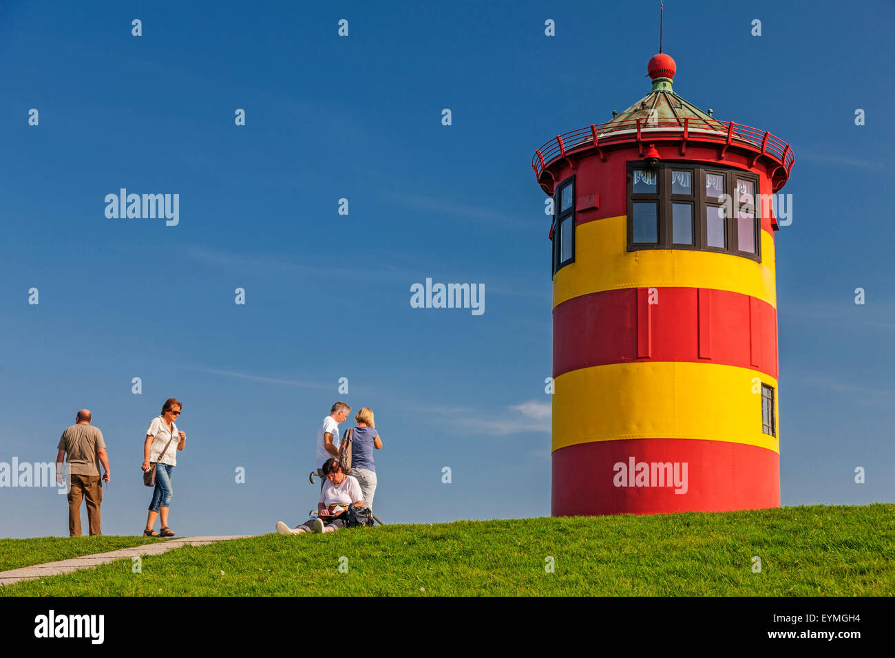 lighthouse of Pilsum Stock Photo - Alamy