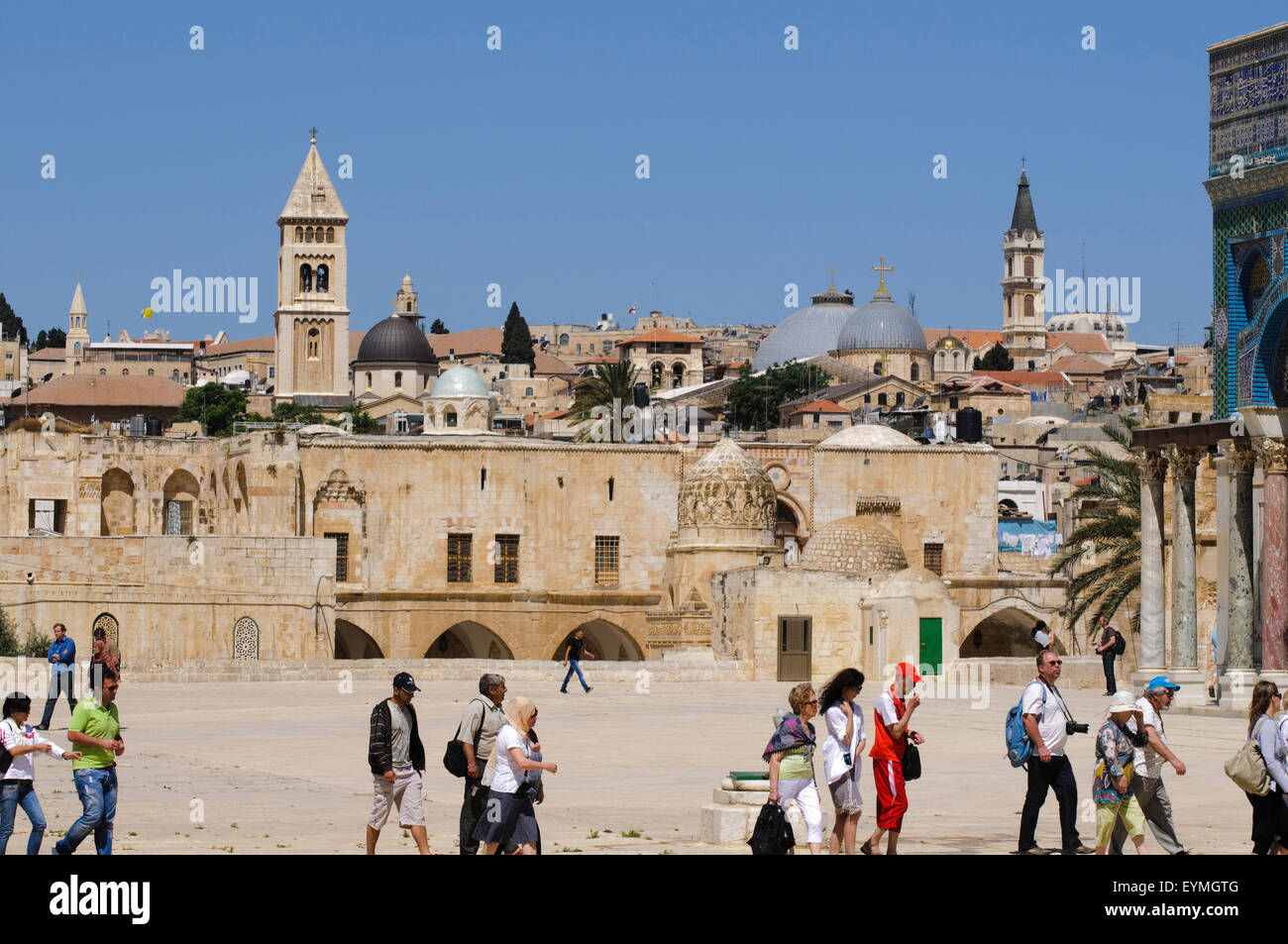 Old Town of Jerusalem, Temple Mount, Israel Stock Photo - Alamy