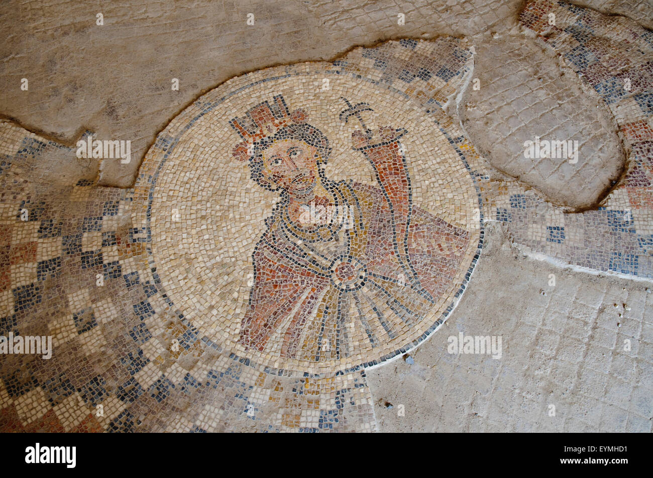 Bet She'an Nationalpark, mosaic in the Sigma, antique Archaeological ...
