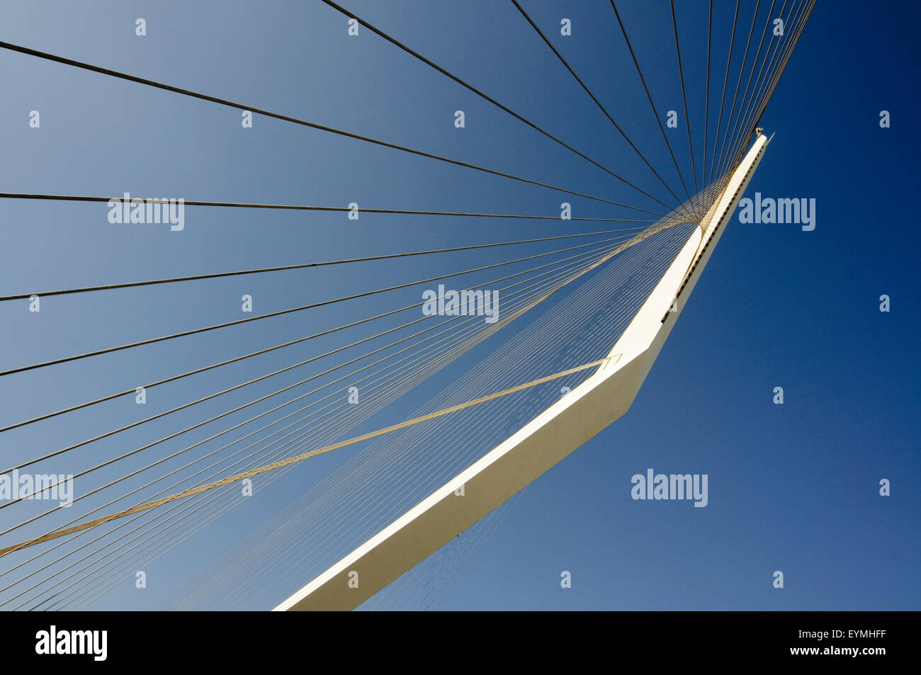 Jerusalem, Chords bridge of Calatrava, Israel Stock Photo - Alamy
