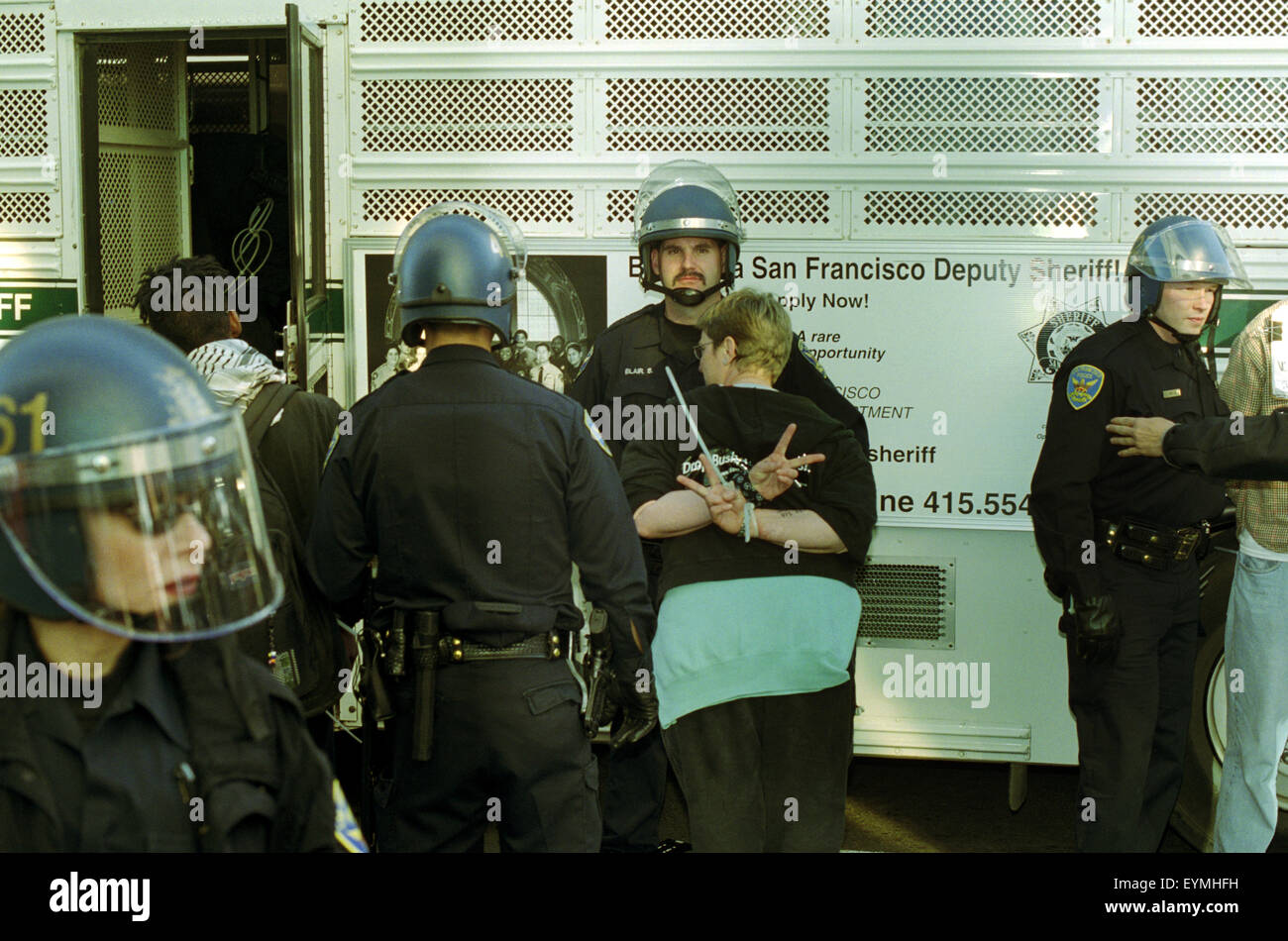 iraq war protest san francisco Stock Photo - Alamy