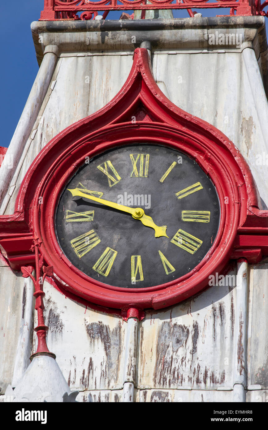 Church, church clock, Saint Michael Mount, Marazion Cornwall Stock ...