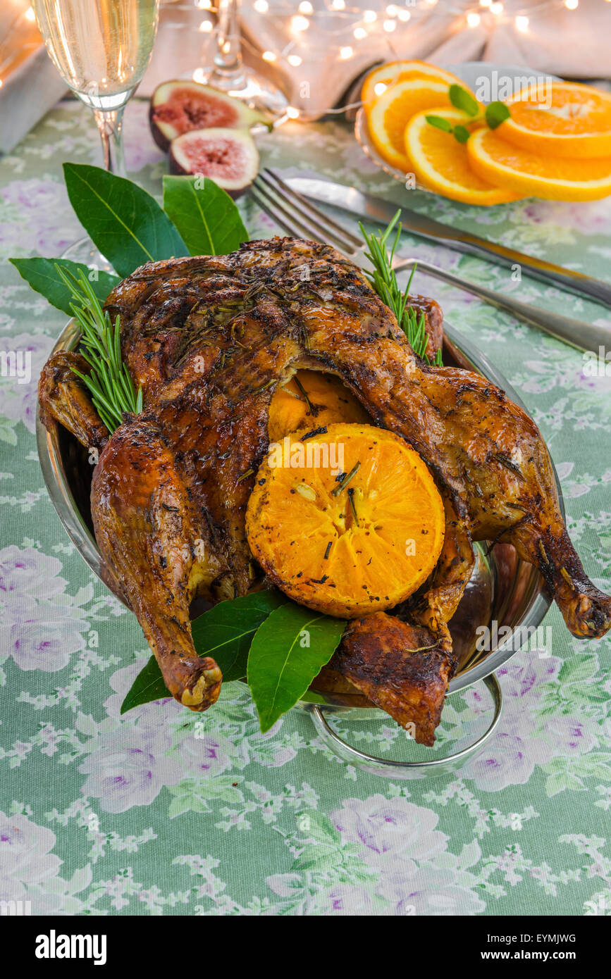 Christmas whole roasted glazed duck hi-res stock photography and images ...