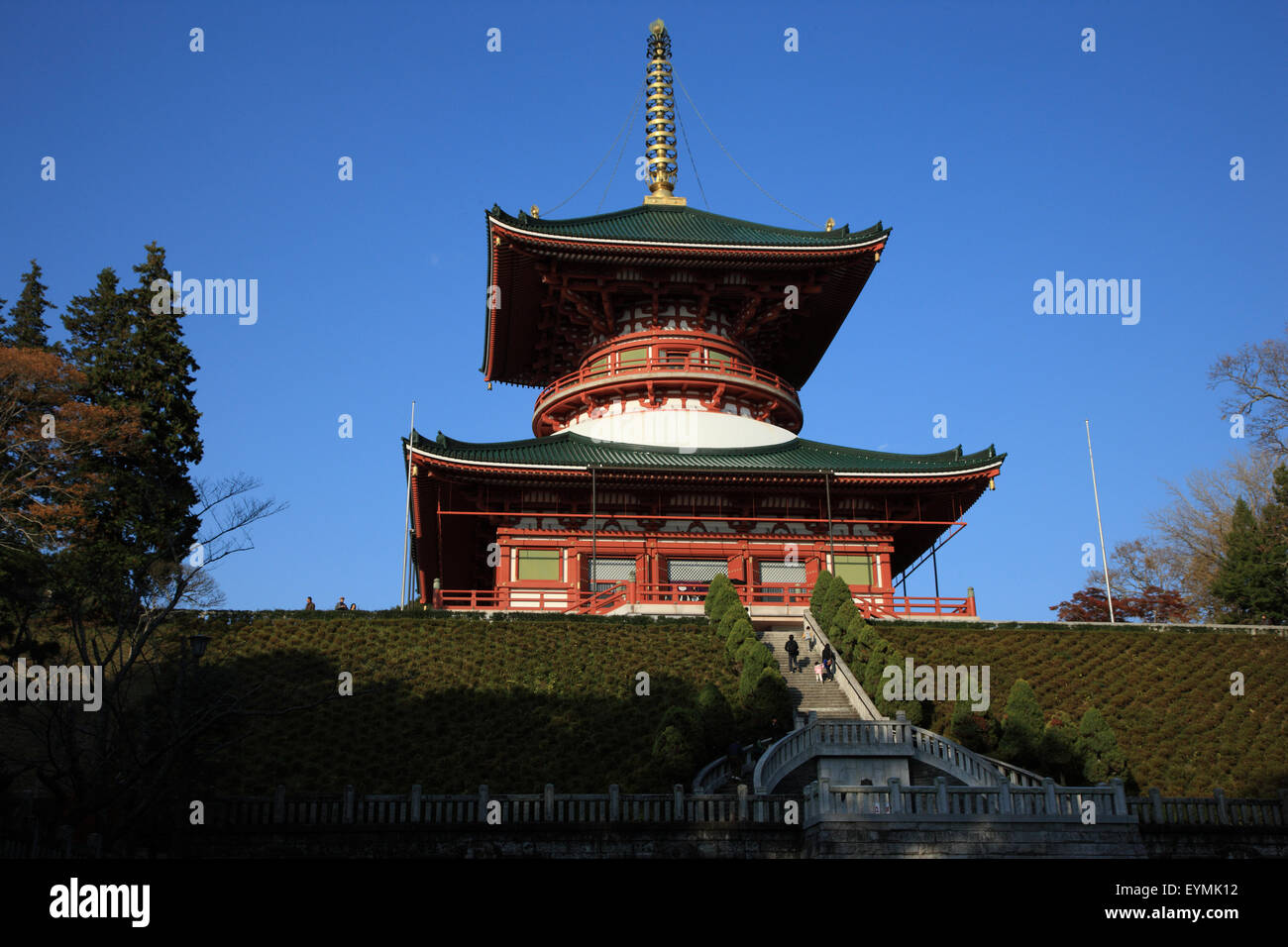 Naritasan, Shinshoji, peace Oto, tower Stock Photo - Alamy