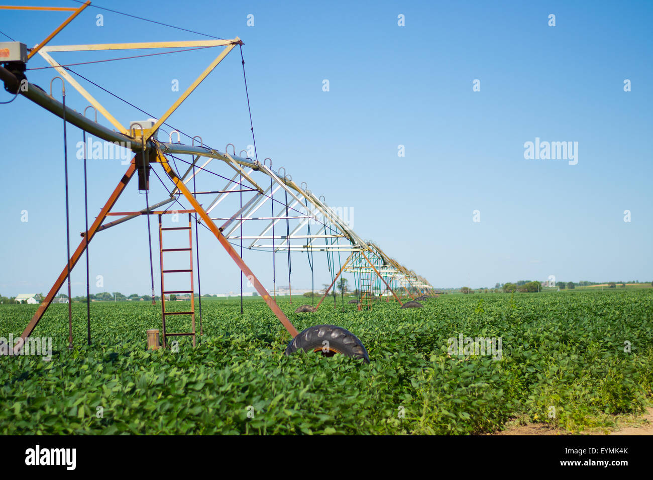 Field irrigation system Stock Photo - Alamy