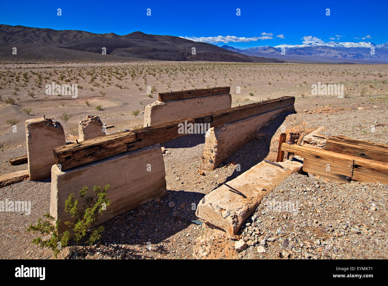 Ashford Mill Ruins, Death Valley National Park, California, USA Stock ...