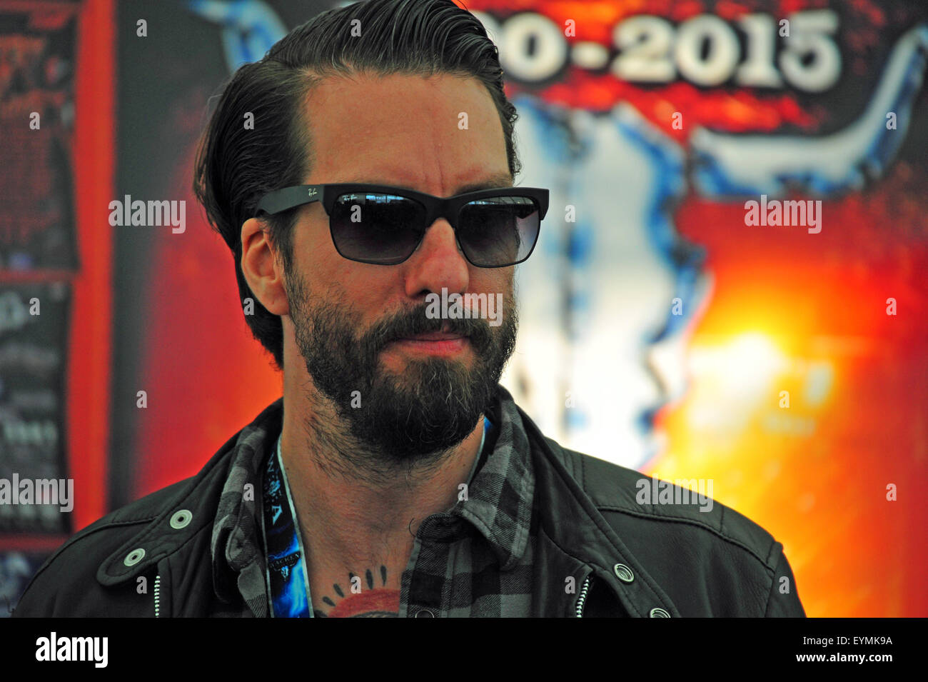 German Band "The BossHoss" at press conference before their gig at ...
