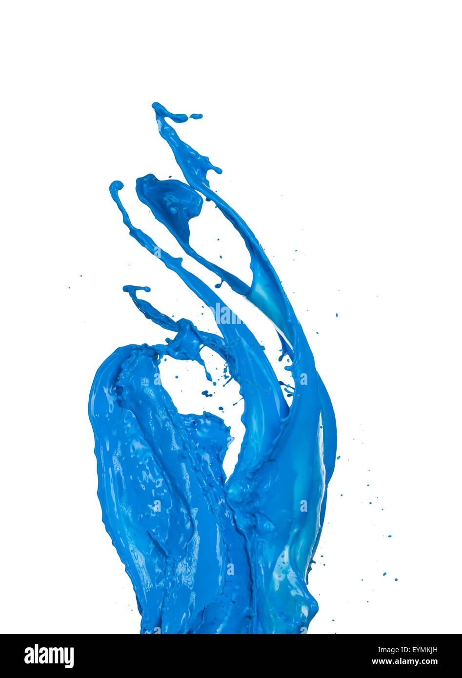Wet blue paint hi-res stock photography and images - Alamy