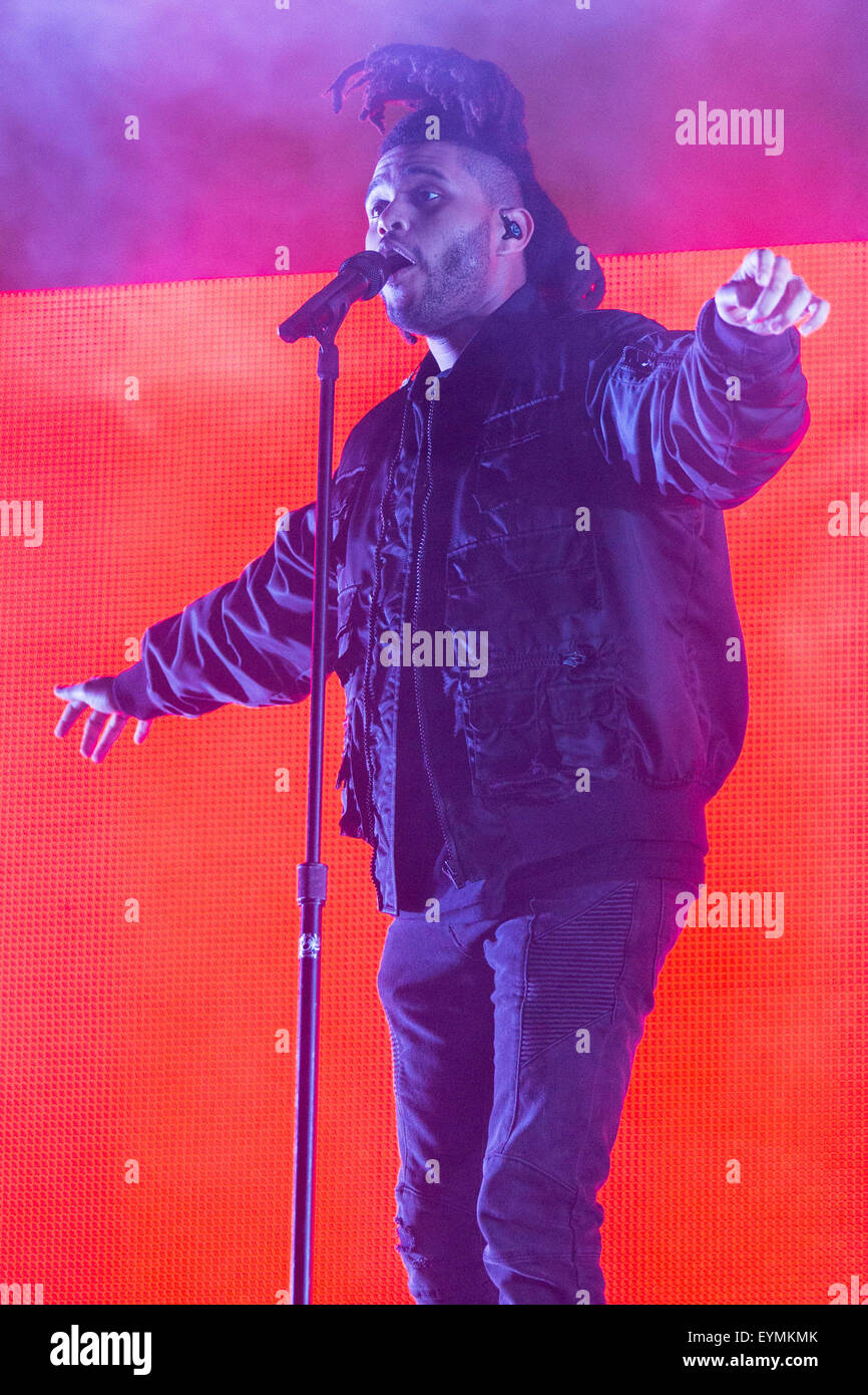 Chicago, Illinois, USA. 31st July, 2015. Singer ABEL TESFAYE (aka THE ...