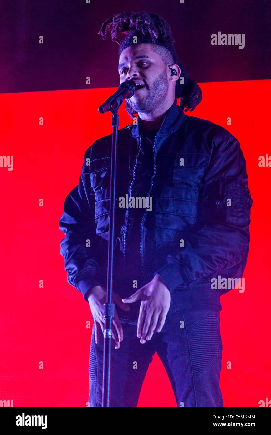 Chicago, Illinois, USA. 31st July, 2015. Singer ABEL TESFAYE (aka THE ...