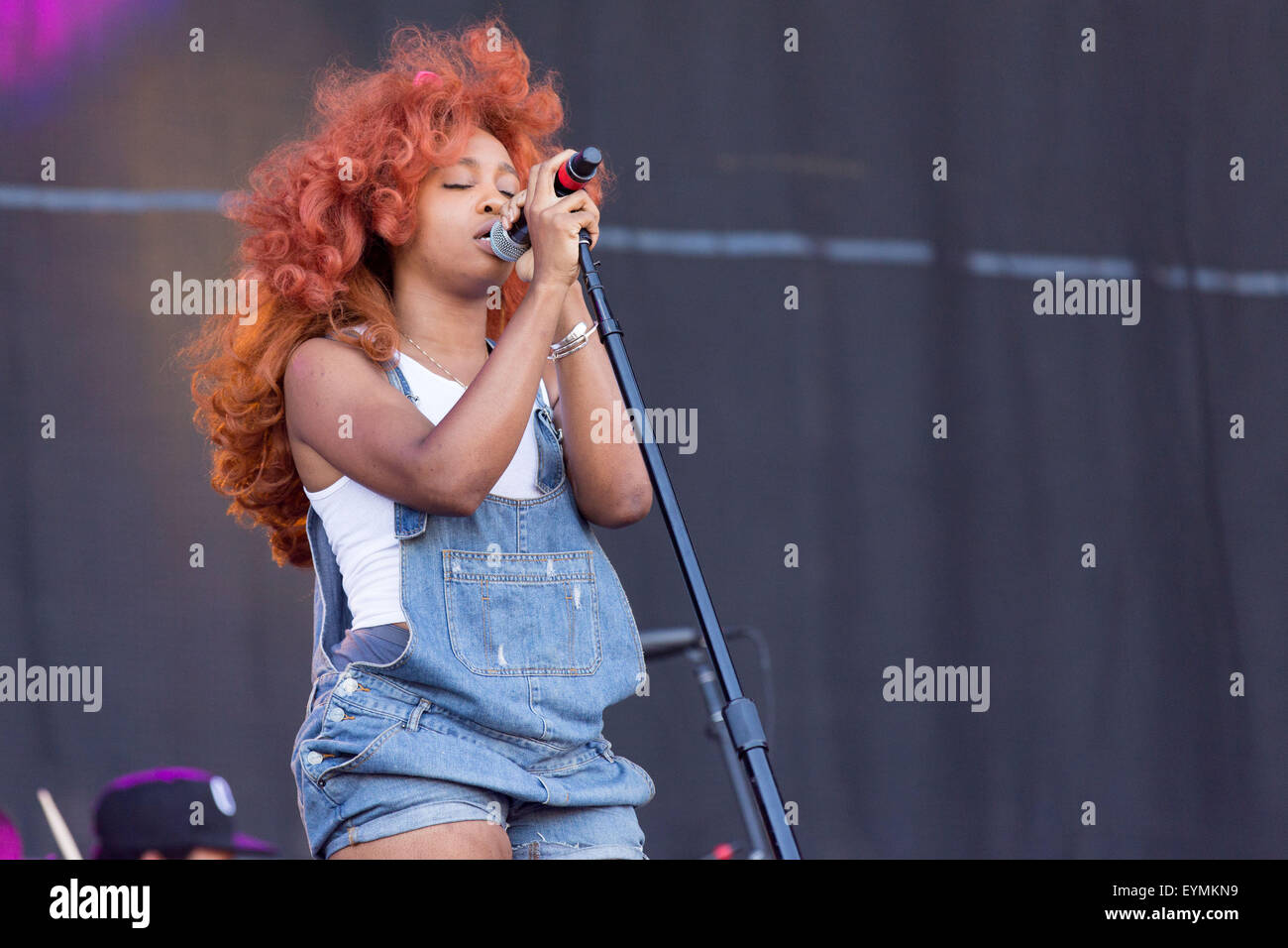 Chicago, Illinois, USA. 31st July, 2015. Singer SOLANA ROWE (aka SZA ...