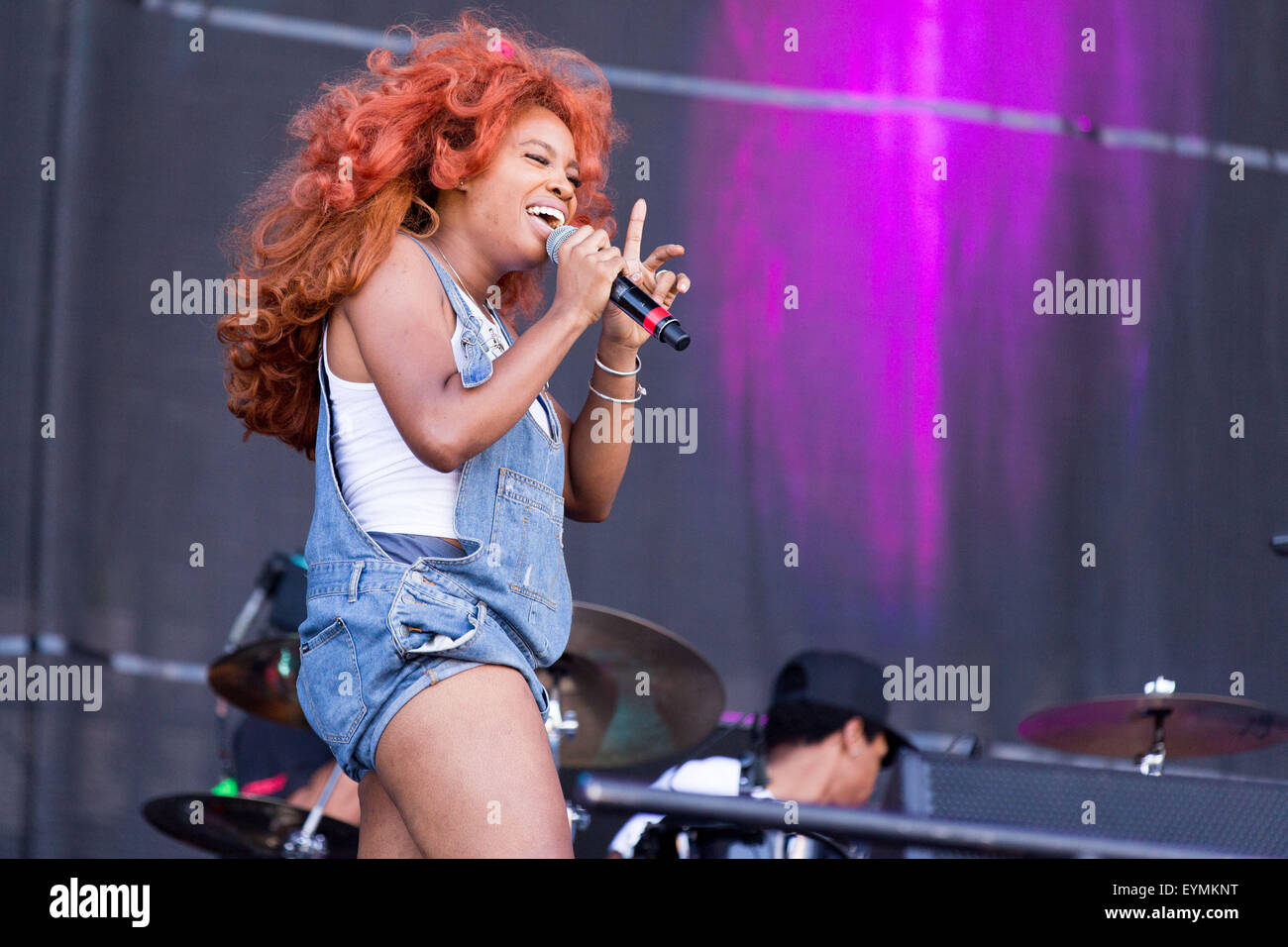 Chicago, Illinois, USA. 31st July, 2015. Singer SOLANA ROWE (aka SZA ...