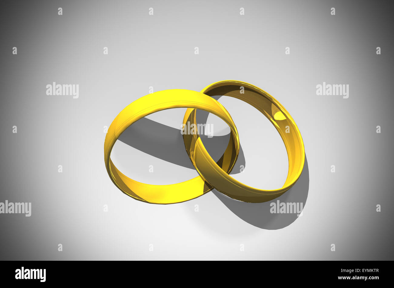 Wedding rings in white background Stock Photo - Alamy