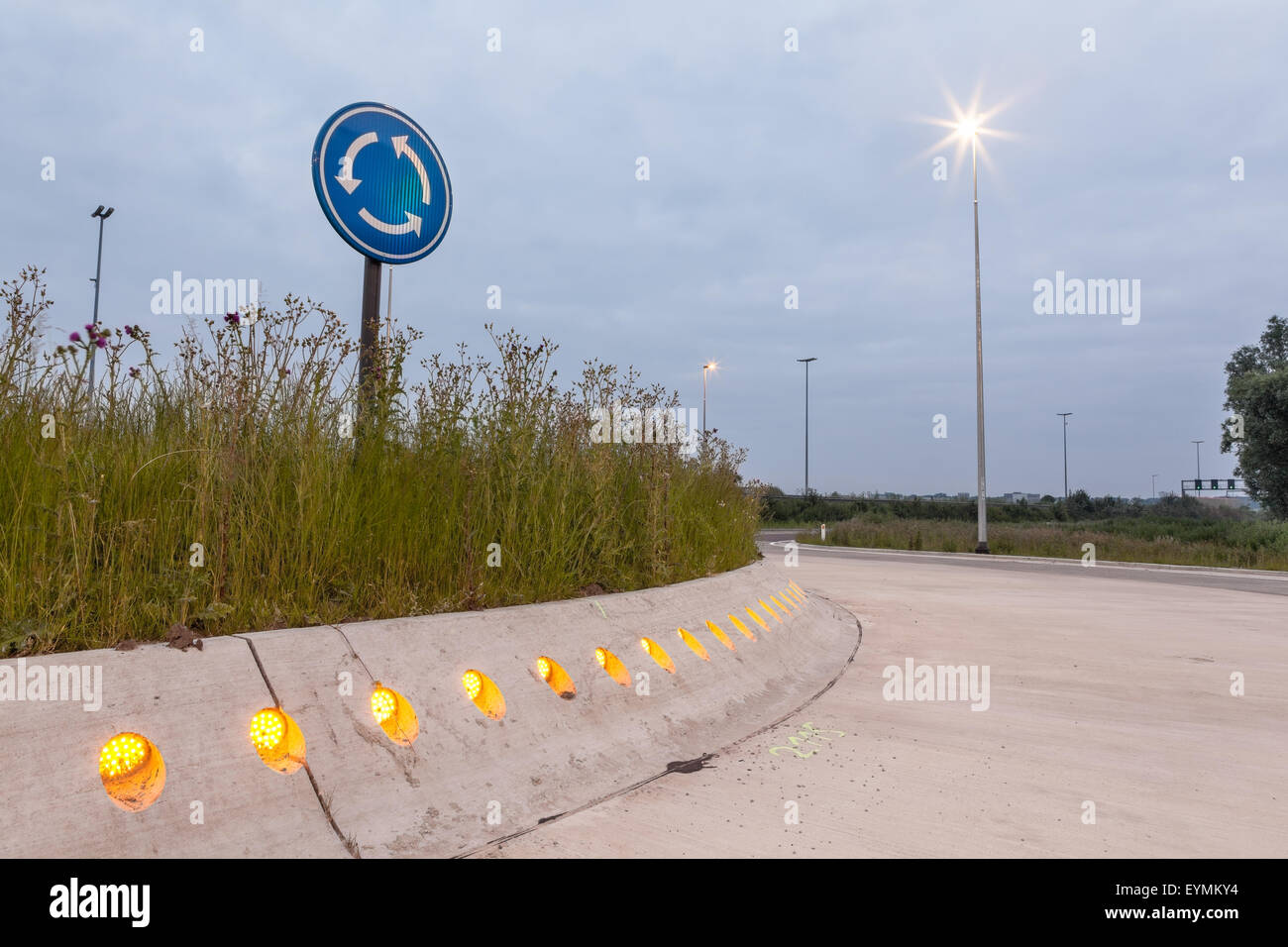 There is a traffic sign indicating that it is possible at any point ...