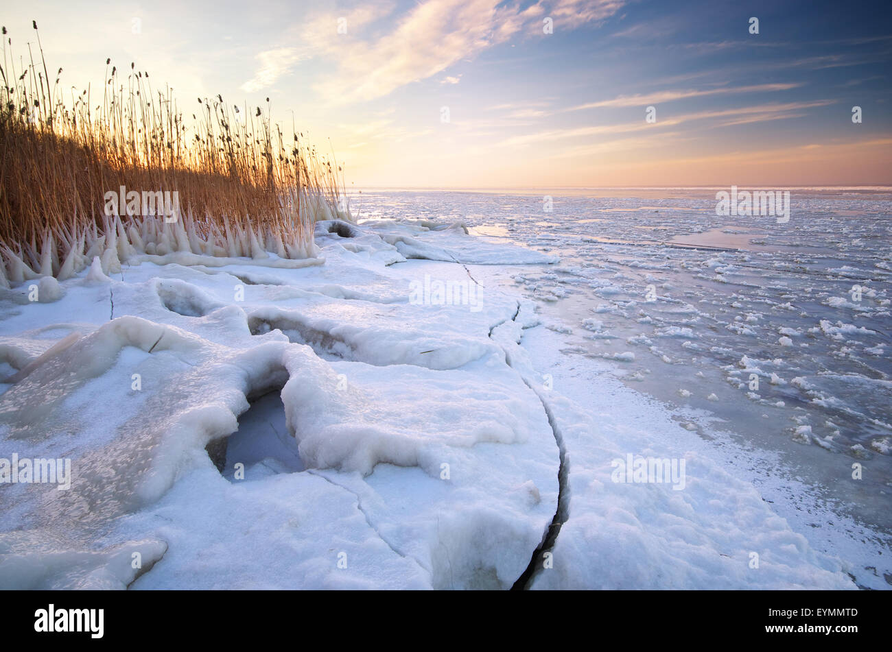 Winter landscape. Composition of nature Stock Photo - Alamy