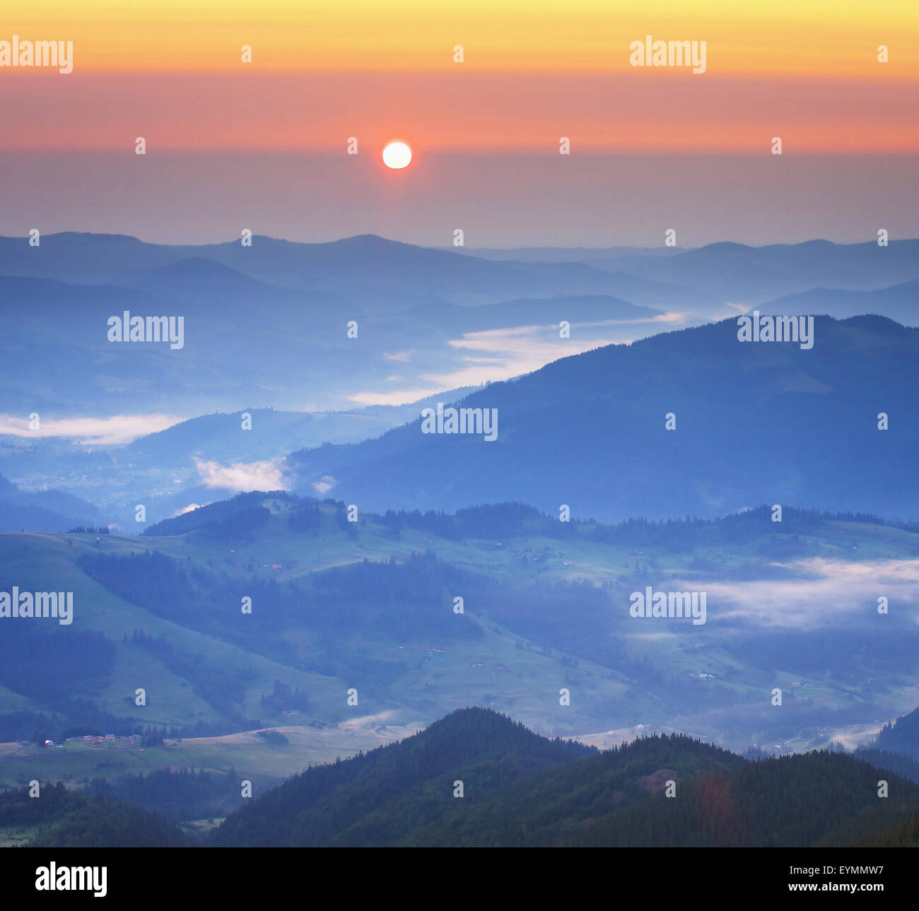 Mountain landscape. Composition of nature Stock Photo - Alamy