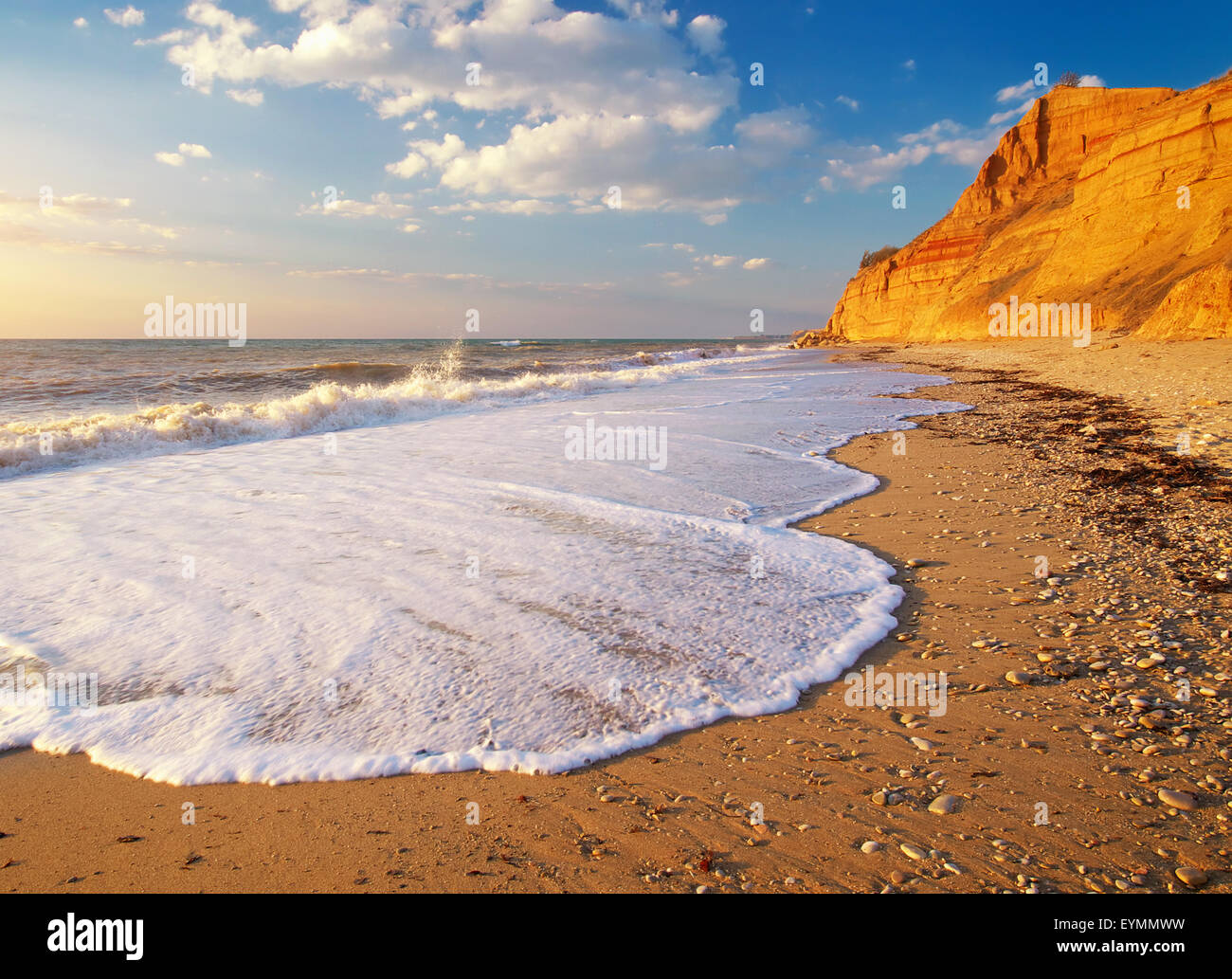 Beautiful seascape. Composition of nature Stock Photo - Alamy