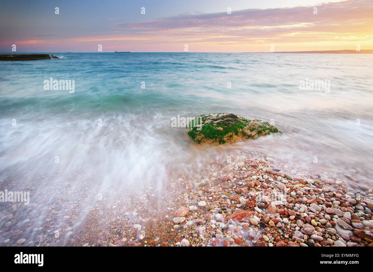 Beautiful seascape. Composition of nature Stock Photo - Alamy