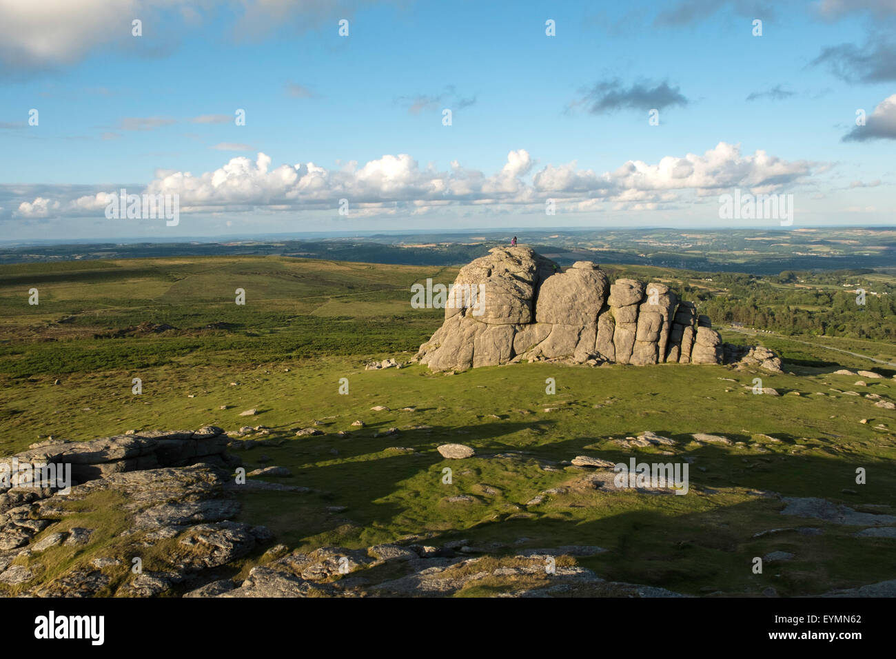A view across Haytor, Dartmoor, Devon. UK Stock Photo - Alamy