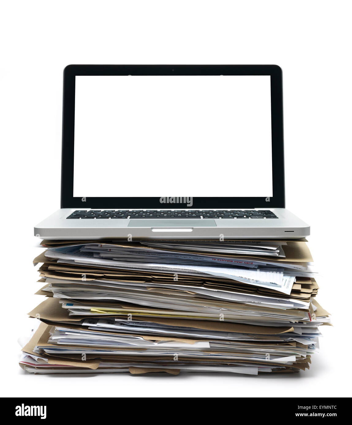 Messy office piles files hi-res stock photography and images - Alamy