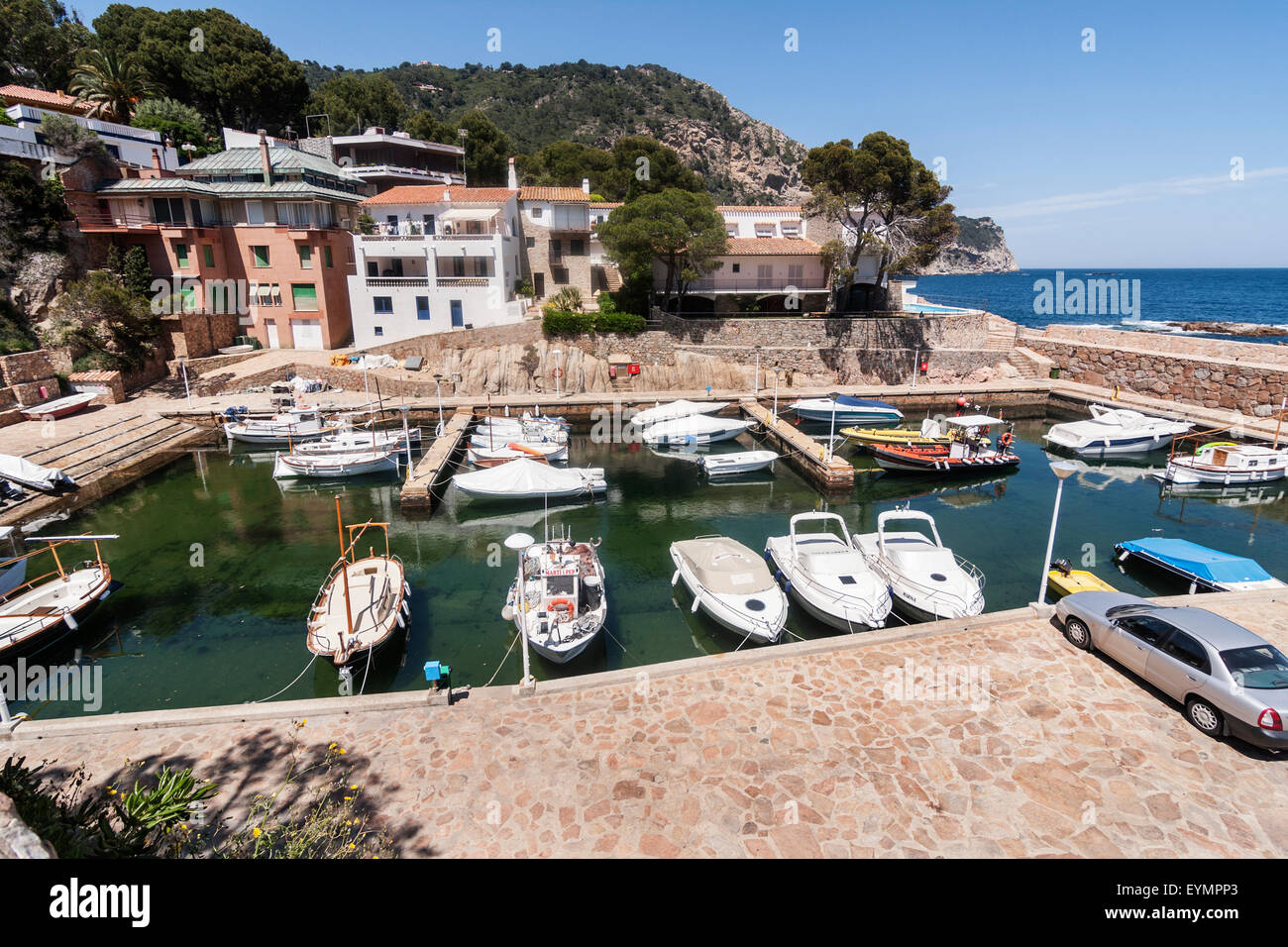 Fornells port, Begur Stock Photo - Alamy