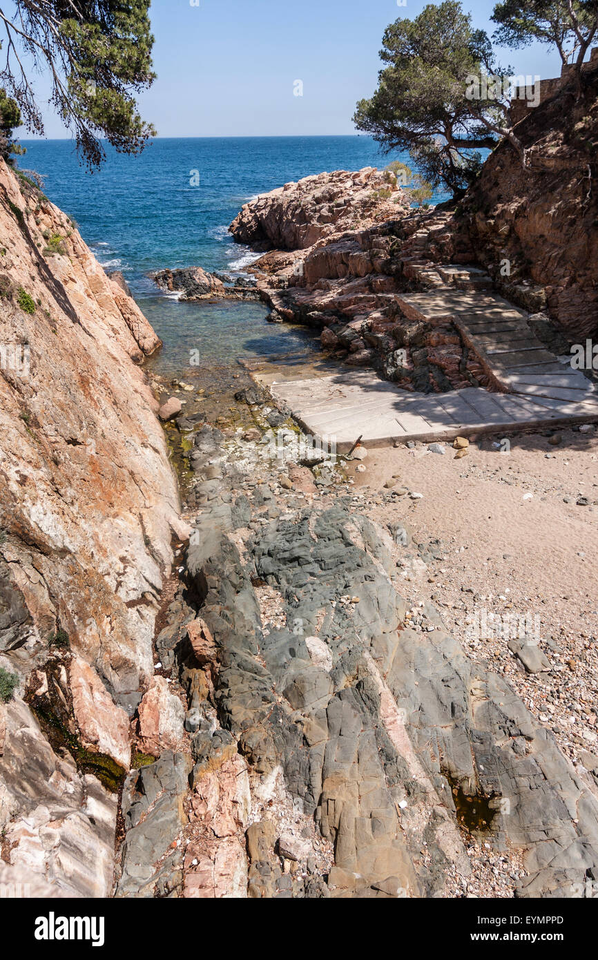 Fornells port, Begur Stock Photo - Alamy