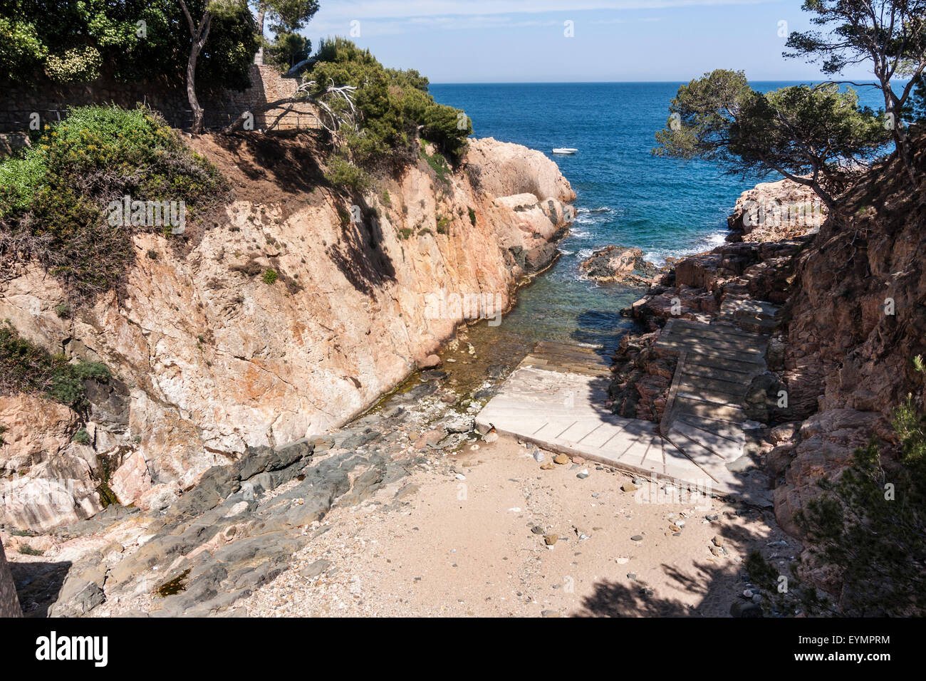 Fornells port, Begur Stock Photo - Alamy