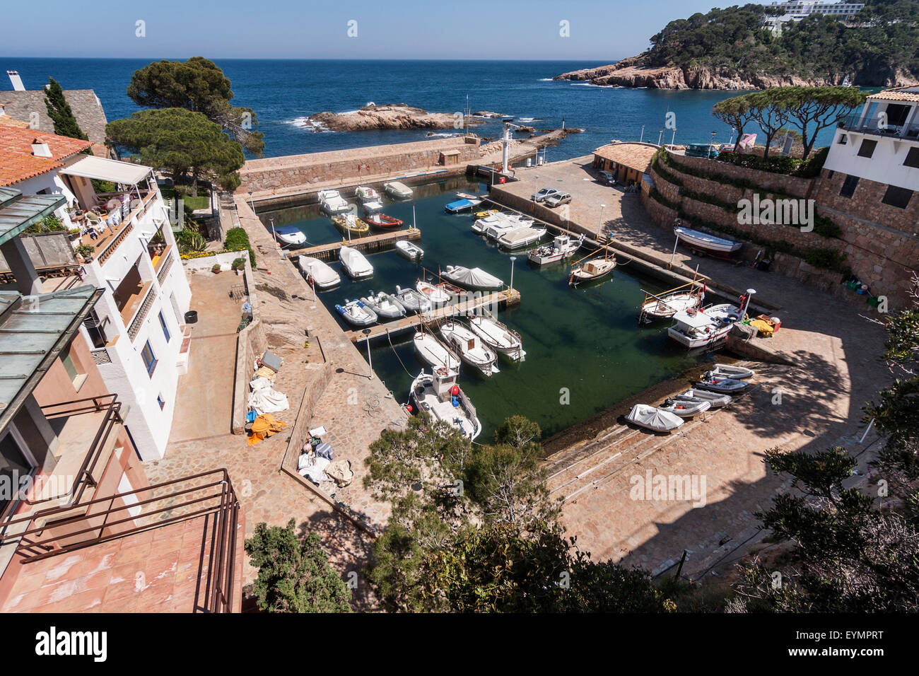 Fornells port, Begur Stock Photo - Alamy
