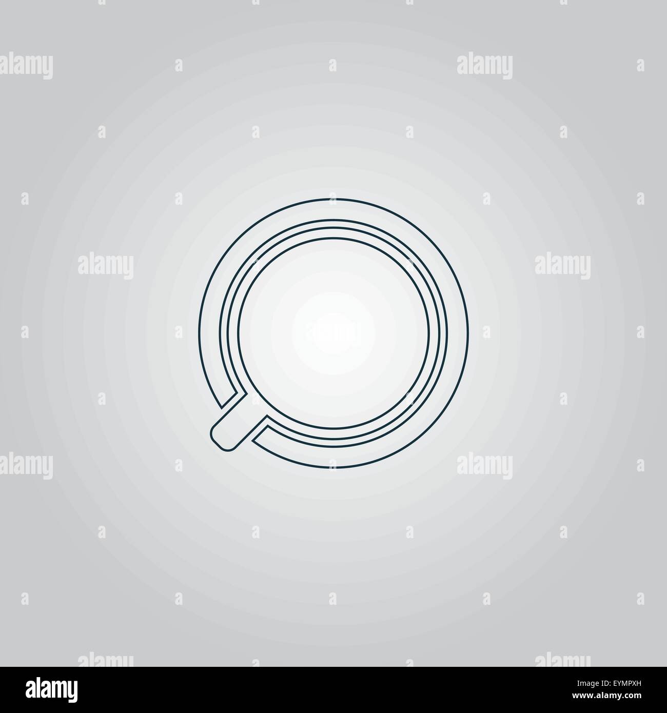 Flat top view tea Stock Vector Images - Alamy