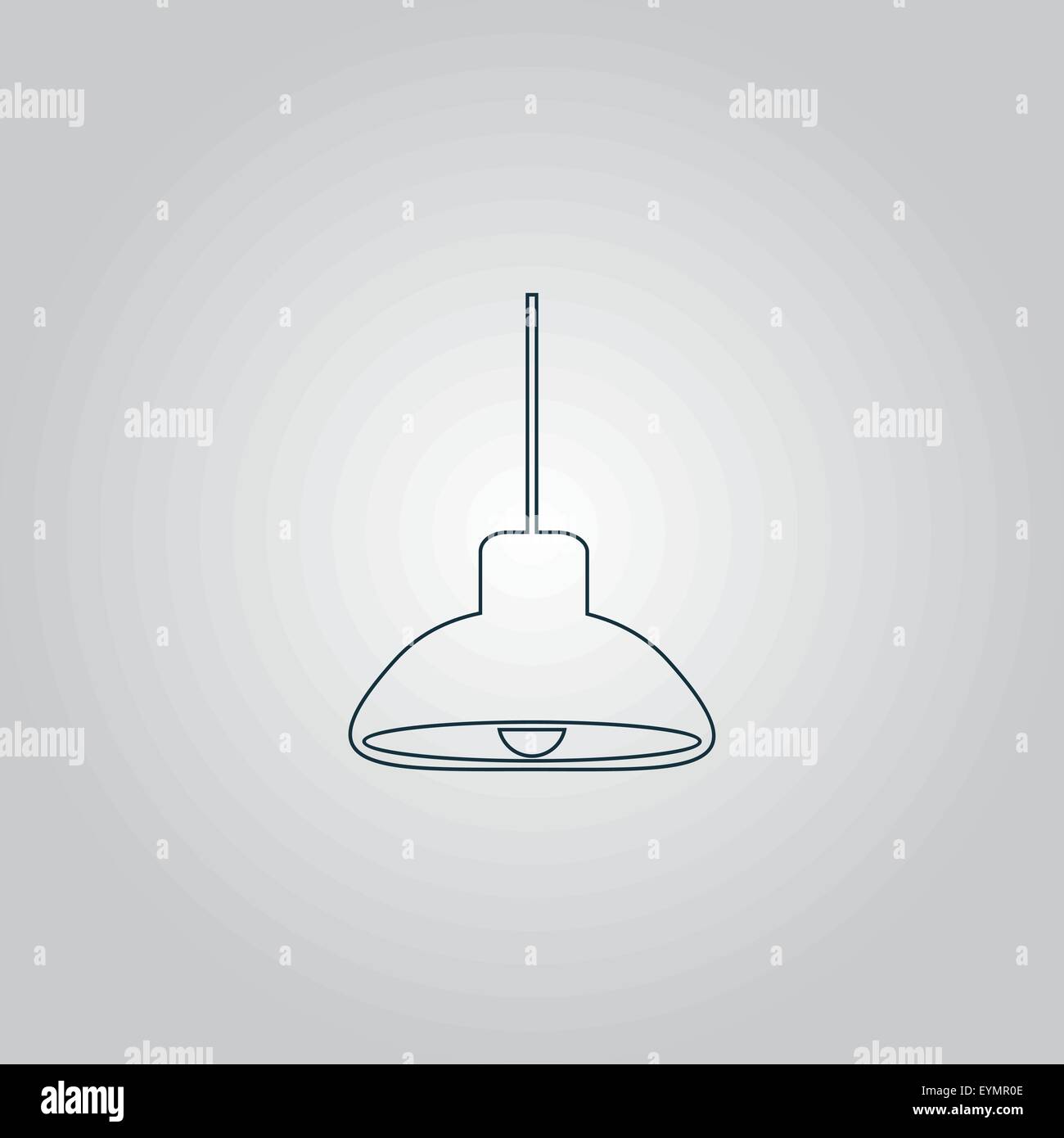 Flat black ceiling light Stock Vector Images - Alamy