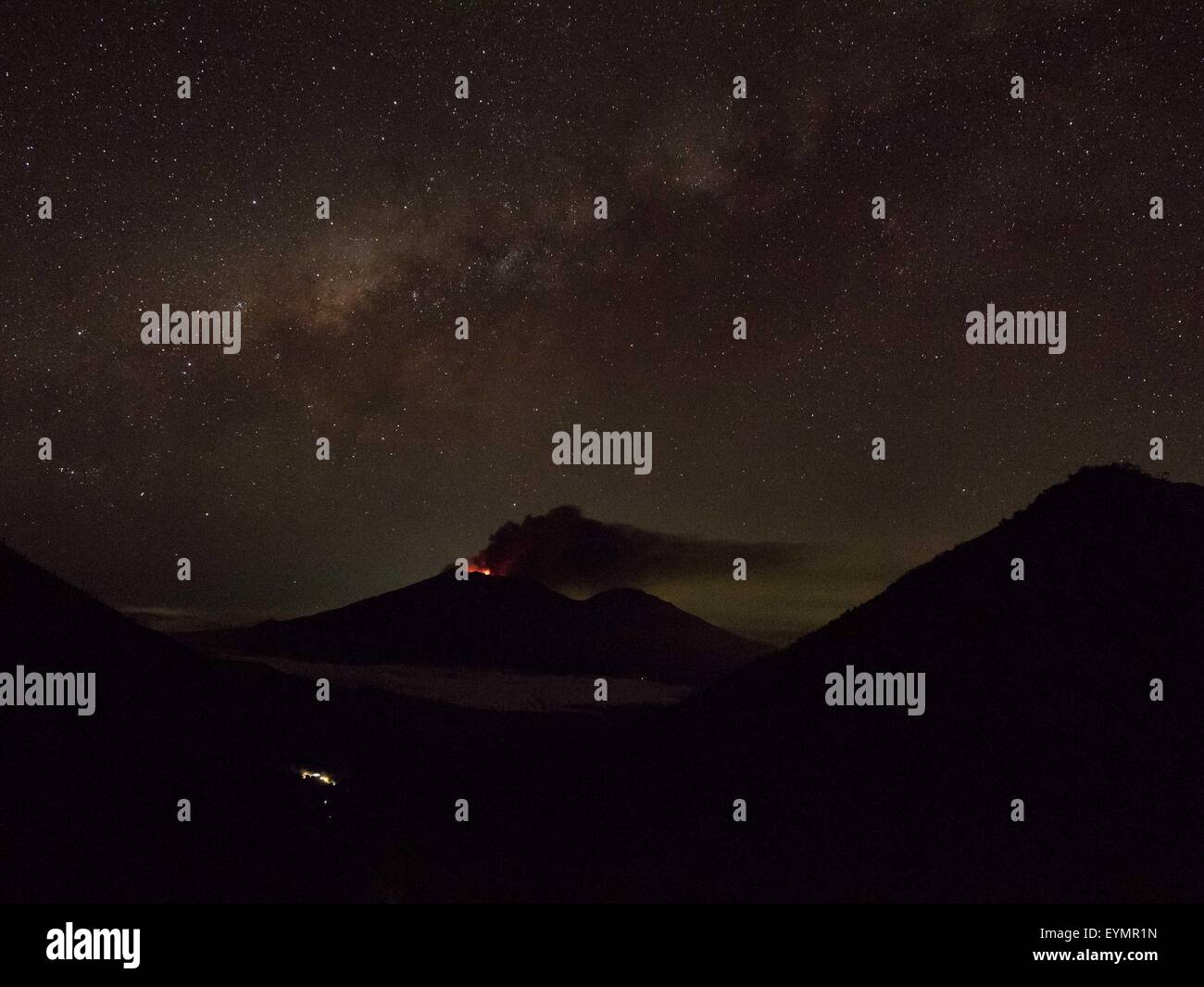 Mt Raung eruption, java, Indonesia Stock Photo - Alamy