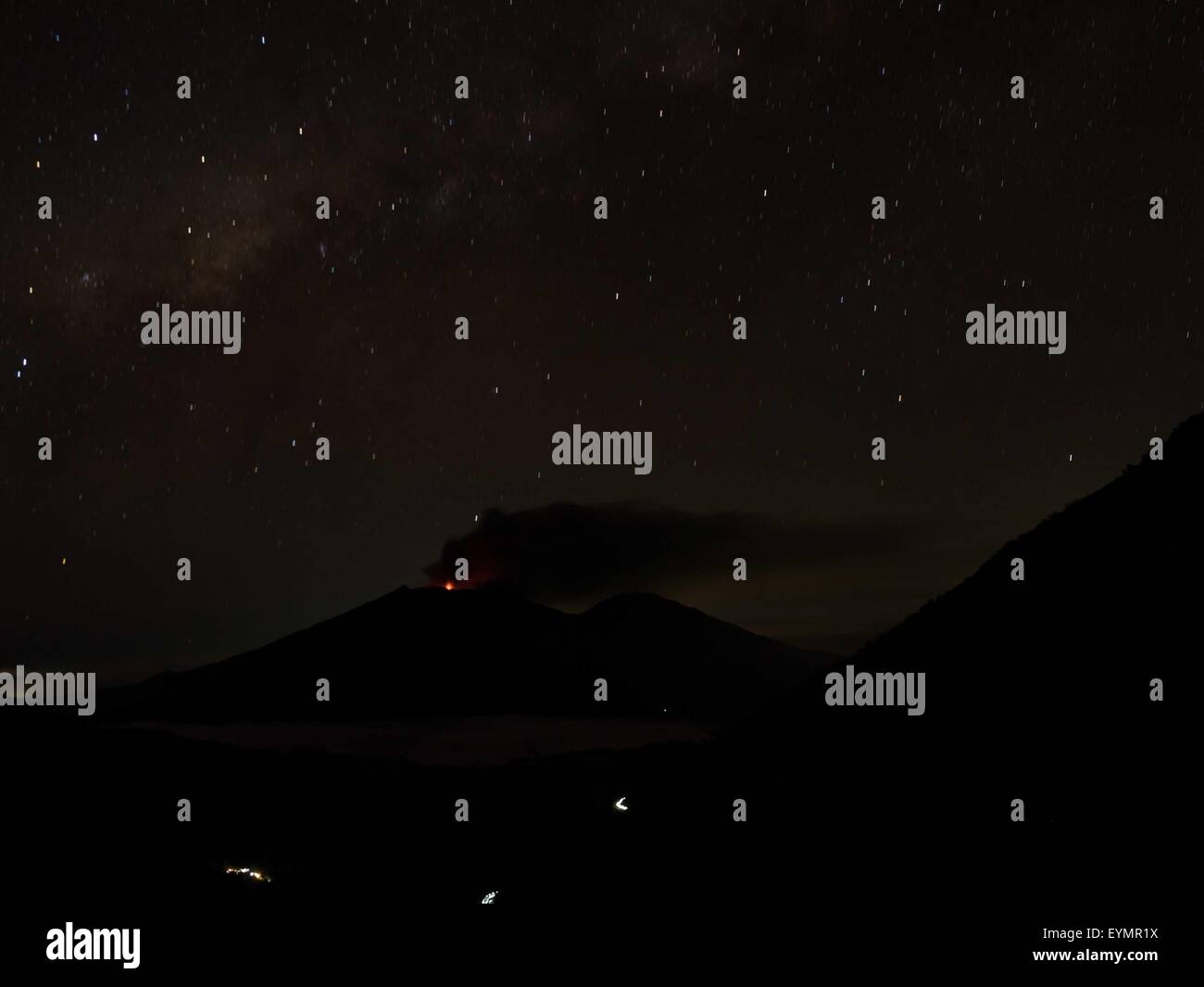 Mt Raung eruption, java, Indonesia Stock Photo - Alamy