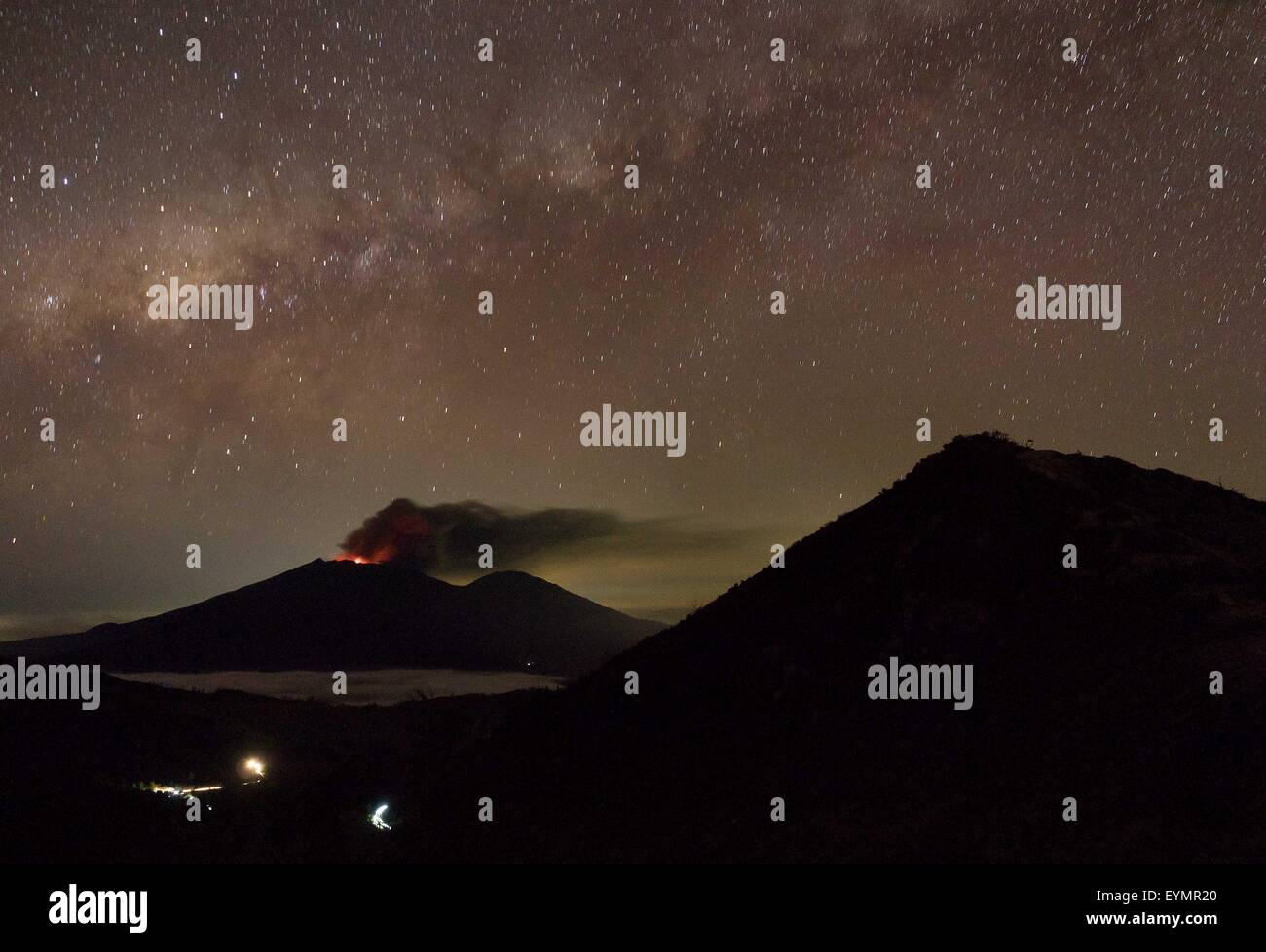 Mt Raung eruption, java, Indonesia Stock Photo - Alamy