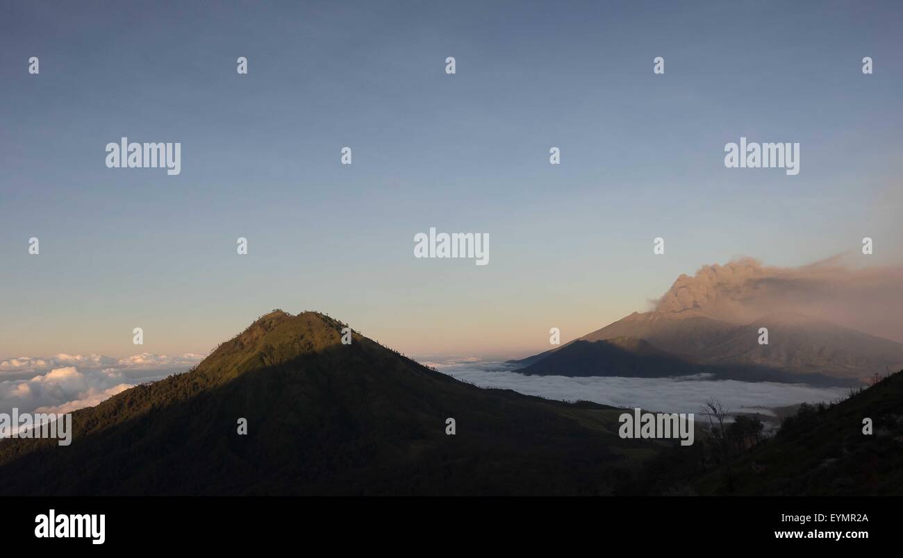 Mt Raung eruption, java, Indonesia Stock Photo - Alamy