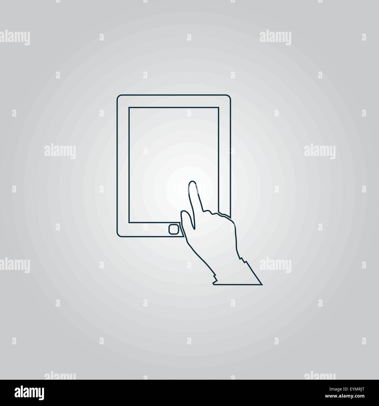 Touch screen tablet Stock Vector Image & Art - Alamy