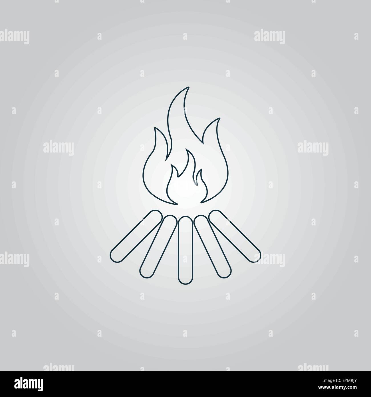 bonfire vector icon Stock Vector Image & Art - Alamy