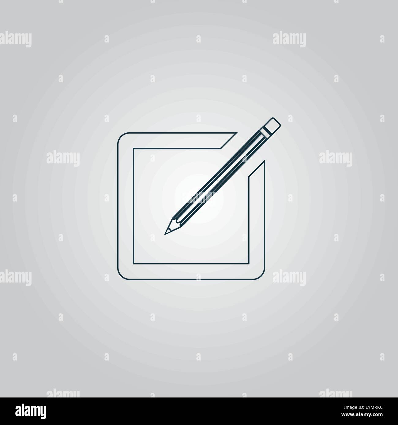 Simple registration icon Stock Vector Image & Art - Alamy
