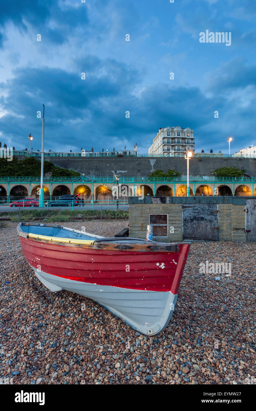 Summer evening on Brighton beach, UK Stock Photo - Alamy