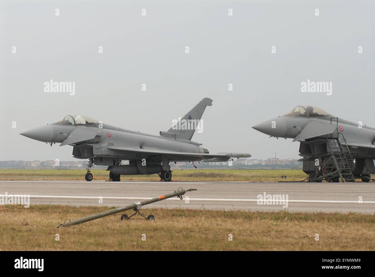 Italian Air Force Typhoon, fighter aircraft Stock Photo - Alamy